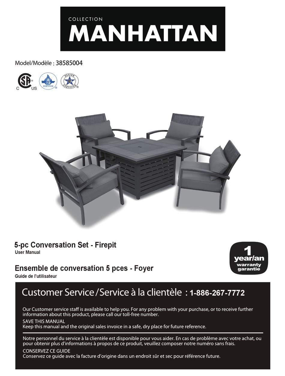 MANHATTAN 38585004 MANUAL Pdf Download | ManualsLib