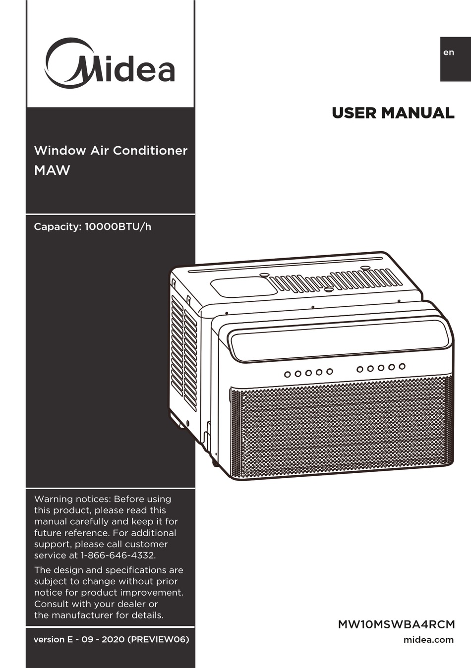 Midea Maw User Manual Pdf Download Manualslib