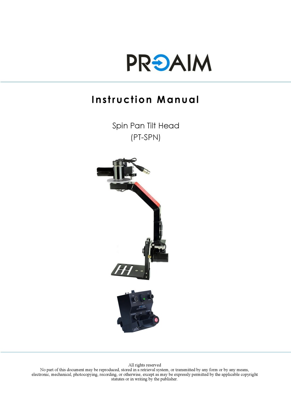 PROAIM PT-SPN INSTRUCTION MANUAL Pdf Download | ManualsLib