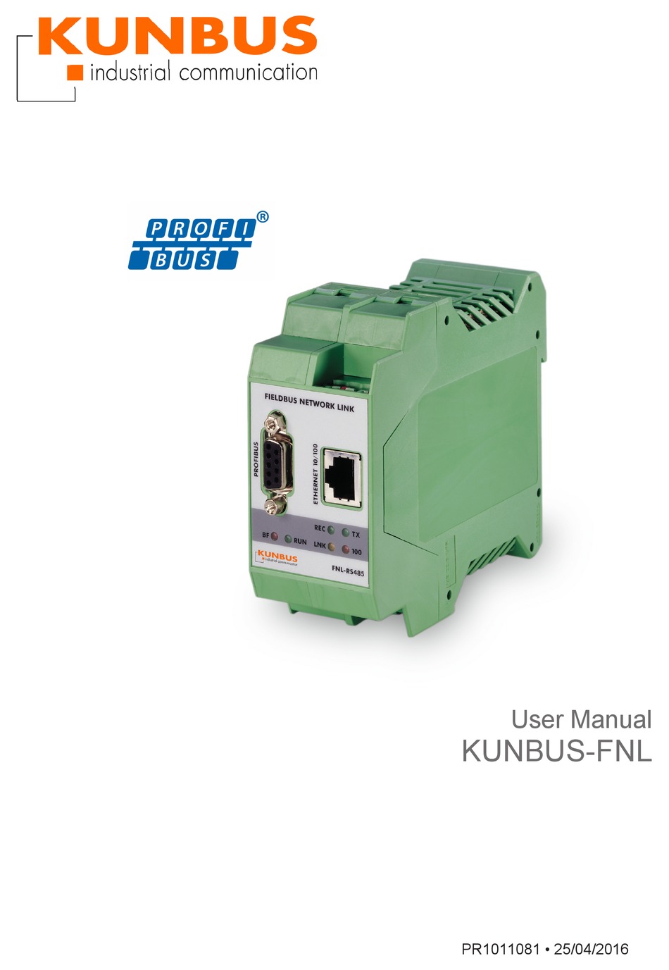 Kunbus Fnl Series User Manual Pdf Download Manualslib