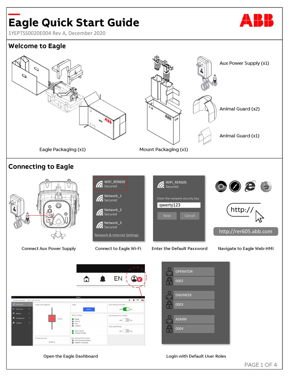 ABB EAGLE QUICK START MANUAL Pdf Download | ManualsLib