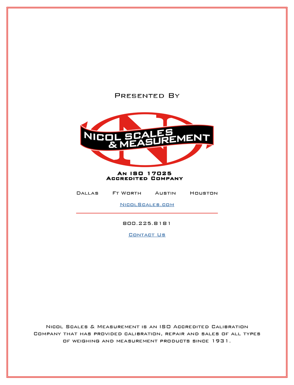 RICE LAKE 67602 INSTALLATION Pdf Download | ManualsLib