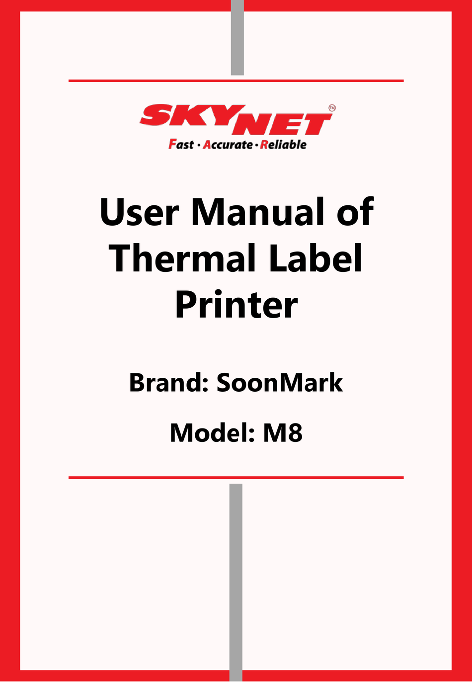 SKYNET SOONMARK M8 USER MANUAL Pdf Download | ManualsLib