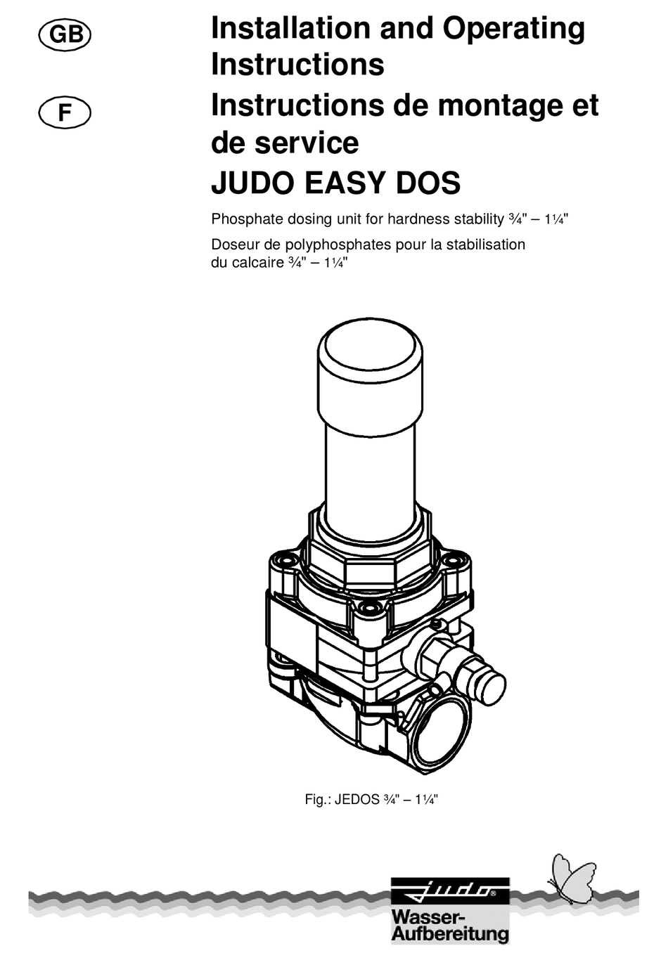 JUDO EASY DOS INSTALLATION AND OPERATING INSTRUCTIONS MANUAL Pdf ...