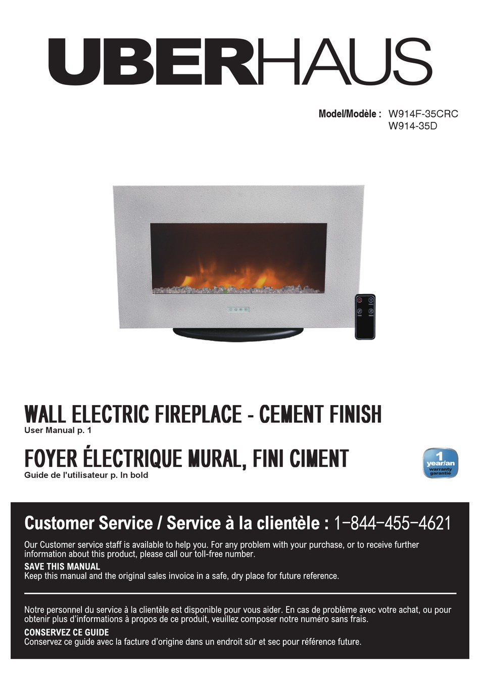 UBERHAUS W914F-35CRC USER MANUAL Pdf Download | ManualsLib