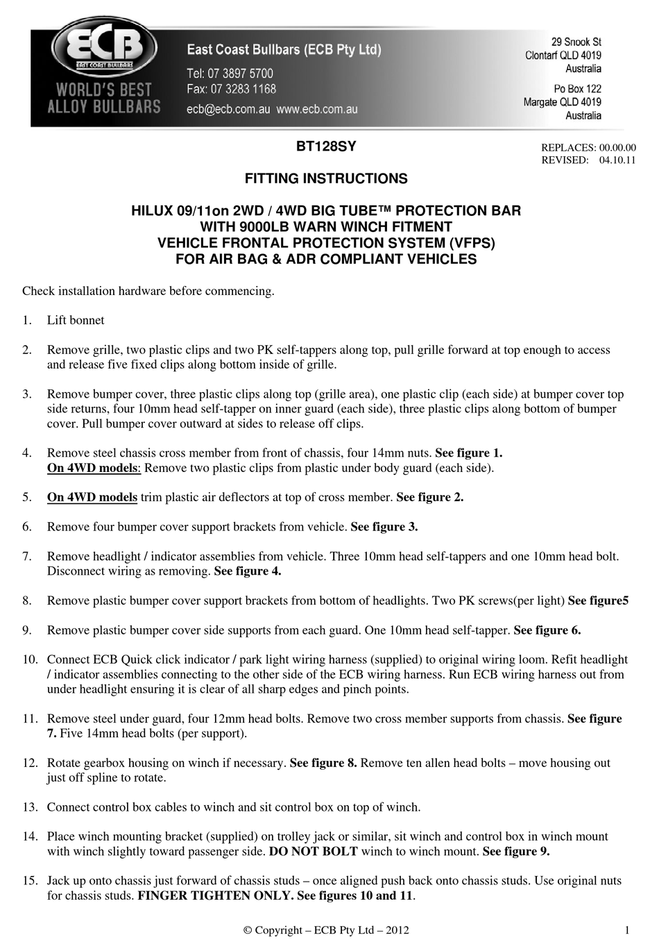 ECB BIG TUBE BT128SY FITTING INSTRUCTIONS MANUAL Pdf Download ManualsLib ecb-big-tube-bt128sy-fitting-instructions-manual-pdf-download-manualslib