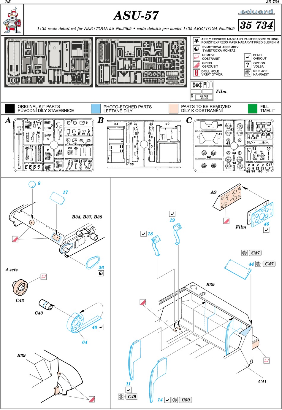 EDUARD ASU-57 MANUAL Pdf Download | ManualsLib