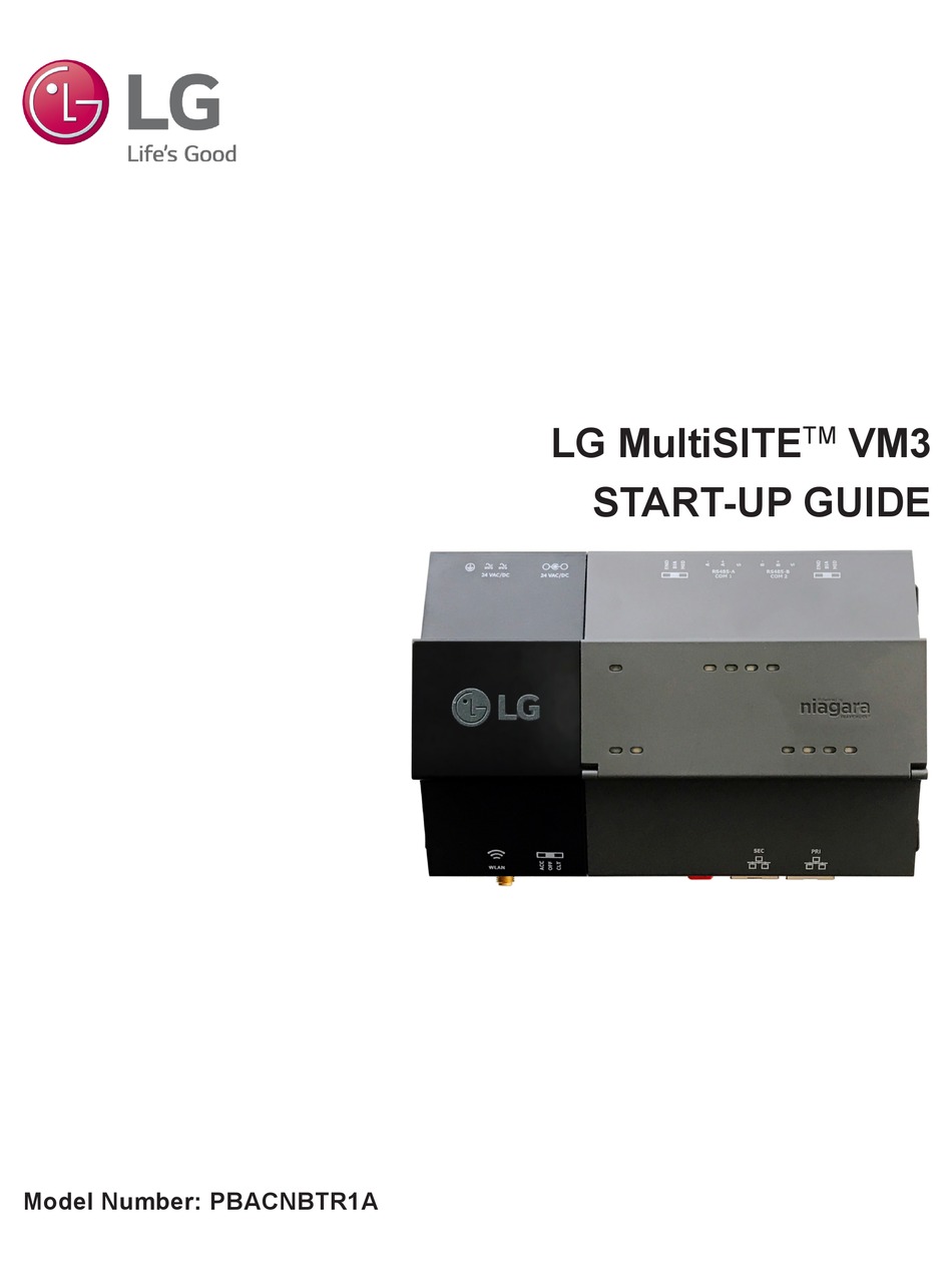 LG MULTISITE VM3 STARTUP MANUAL Pdf Download | ManualsLib