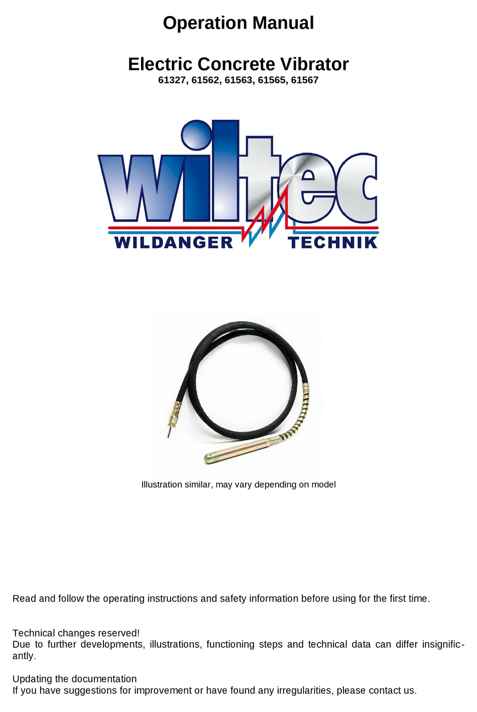 WILTEC 61327 OPERATION MANUAL Pdf Download | ManualsLib