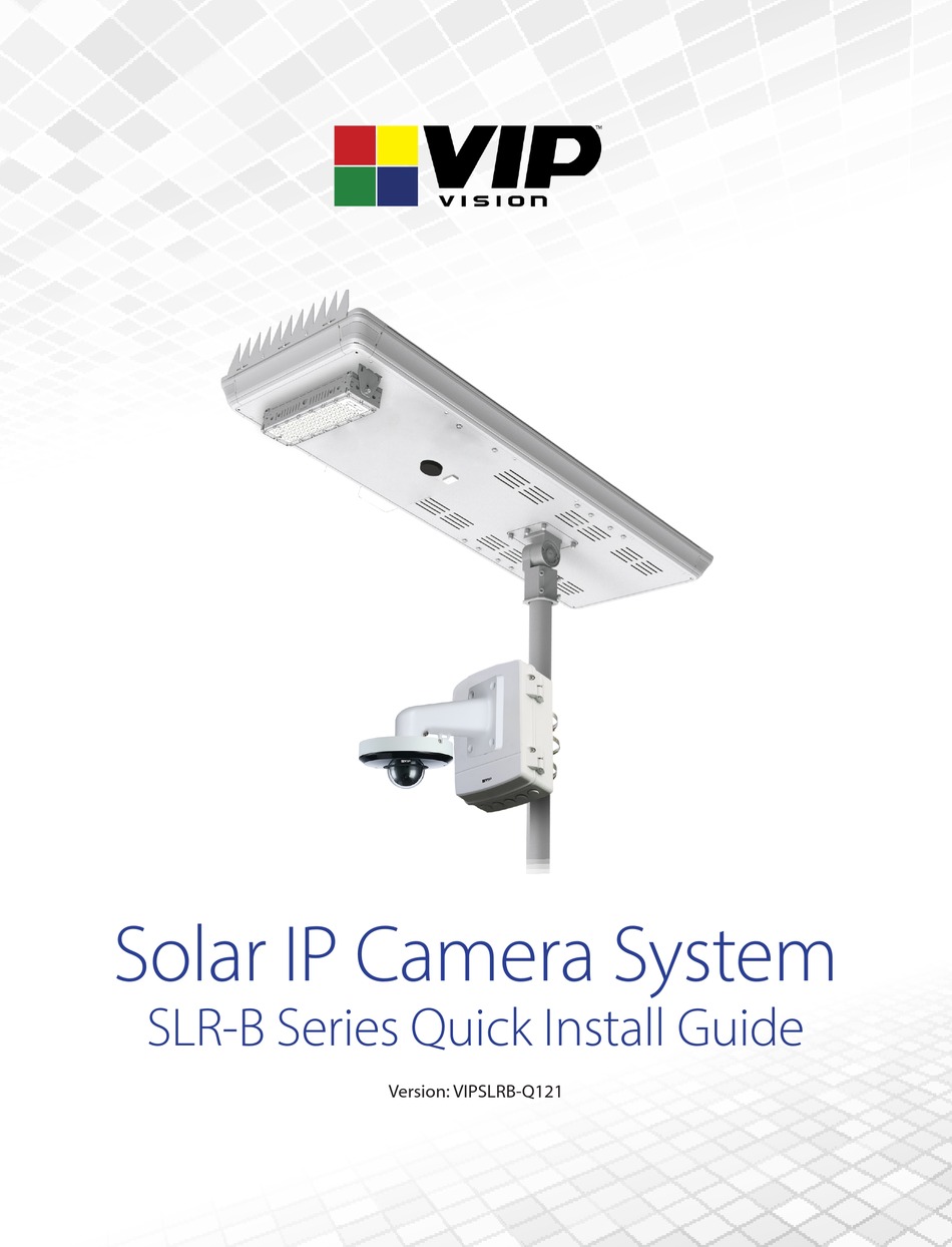 VIP-VISION SLR-B SERIES QUICK INSTALL MANUAL Pdf Download | ManualsLib