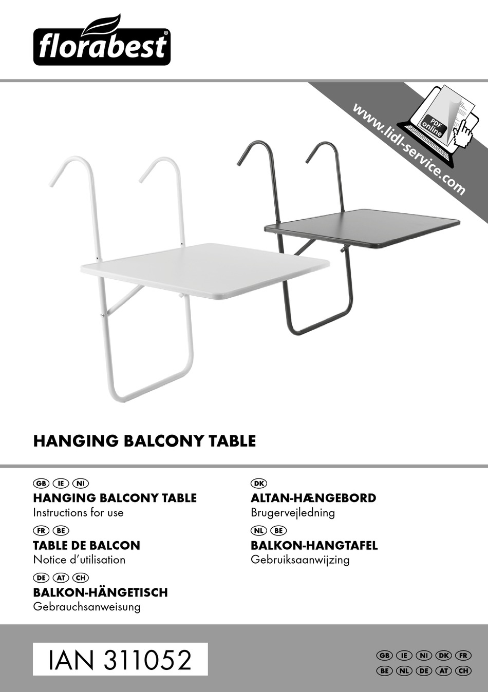FLORABEST 311052 INSTRUCTIONS FOR USE MANUAL Pdf Download | ManualsLib