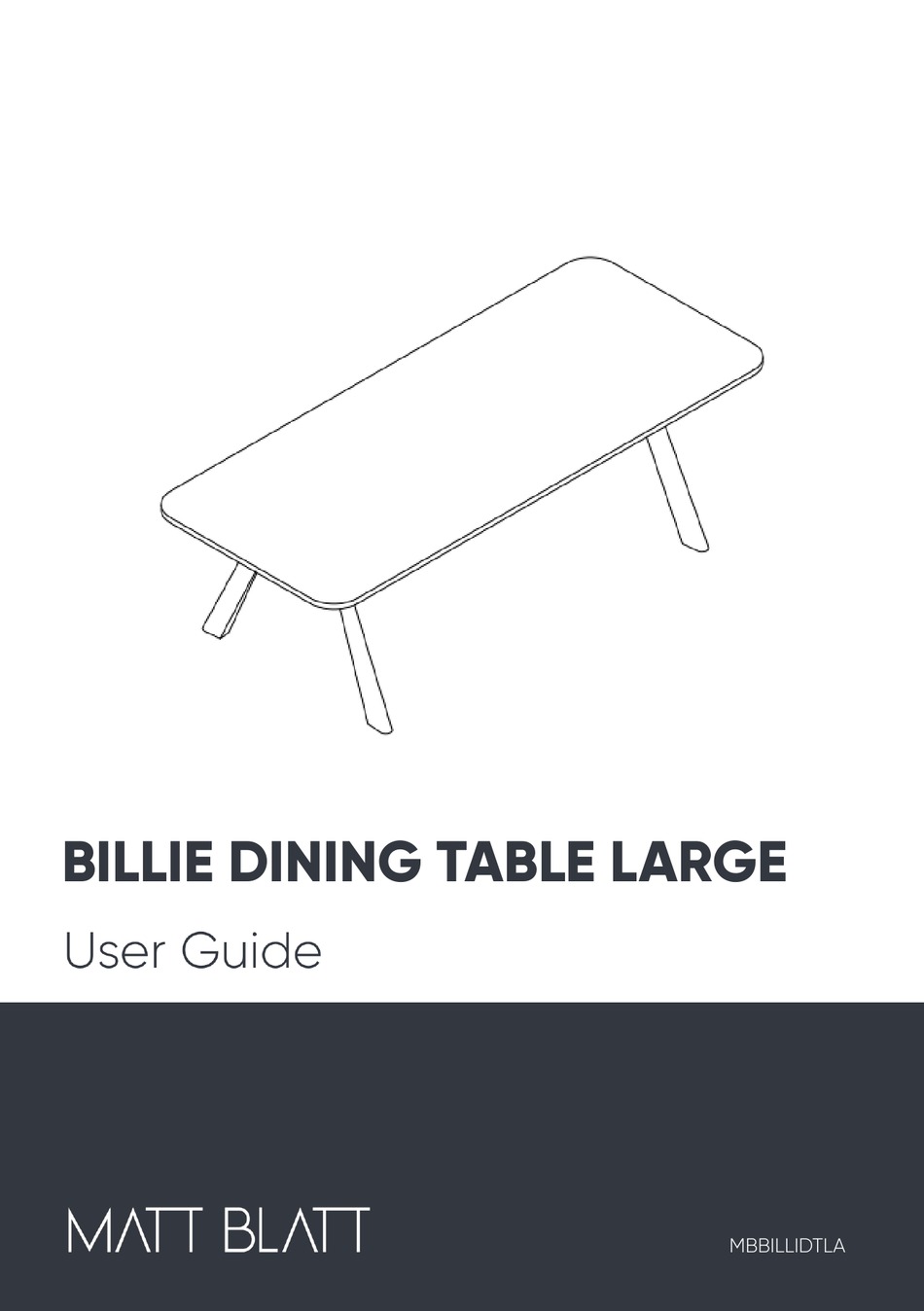 MATT BLATT MBBILLIDTLA USER MANUAL Pdf Download | ManualsLib