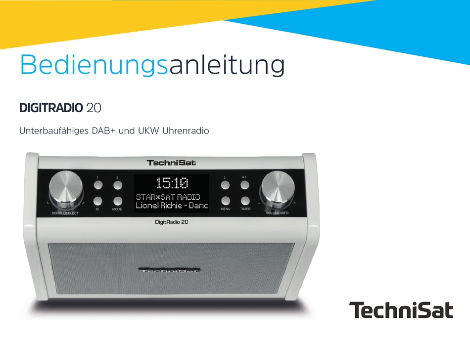 TECHNISAT DIGITRADIO 20 INSTRUCTION MANUAL Pdf Download | ManualsLib