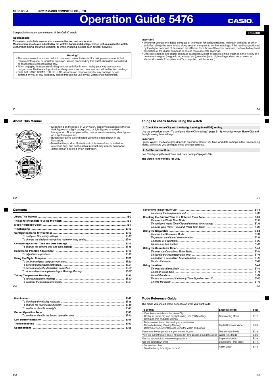 CASIO 5476 OPERATION MANUAL Pdf Download ManualsLib casio-5476-operation-manual-pdf-download-manualslib