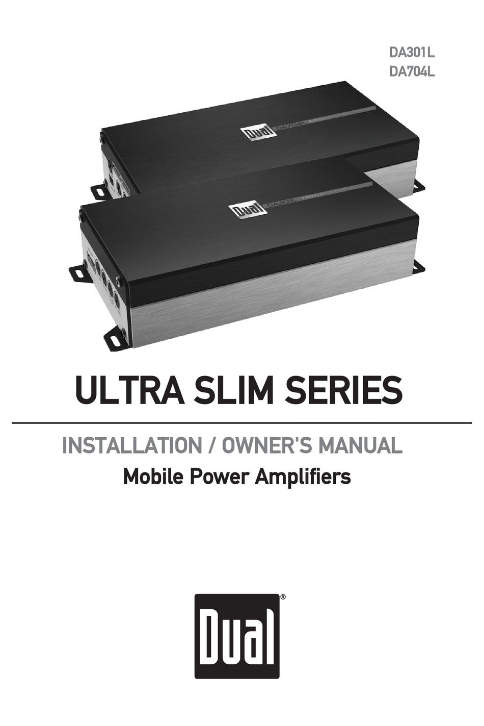DUAL DA301L INSTALLATION & OWNER'S MANUAL Pdf Download | ManualsLib