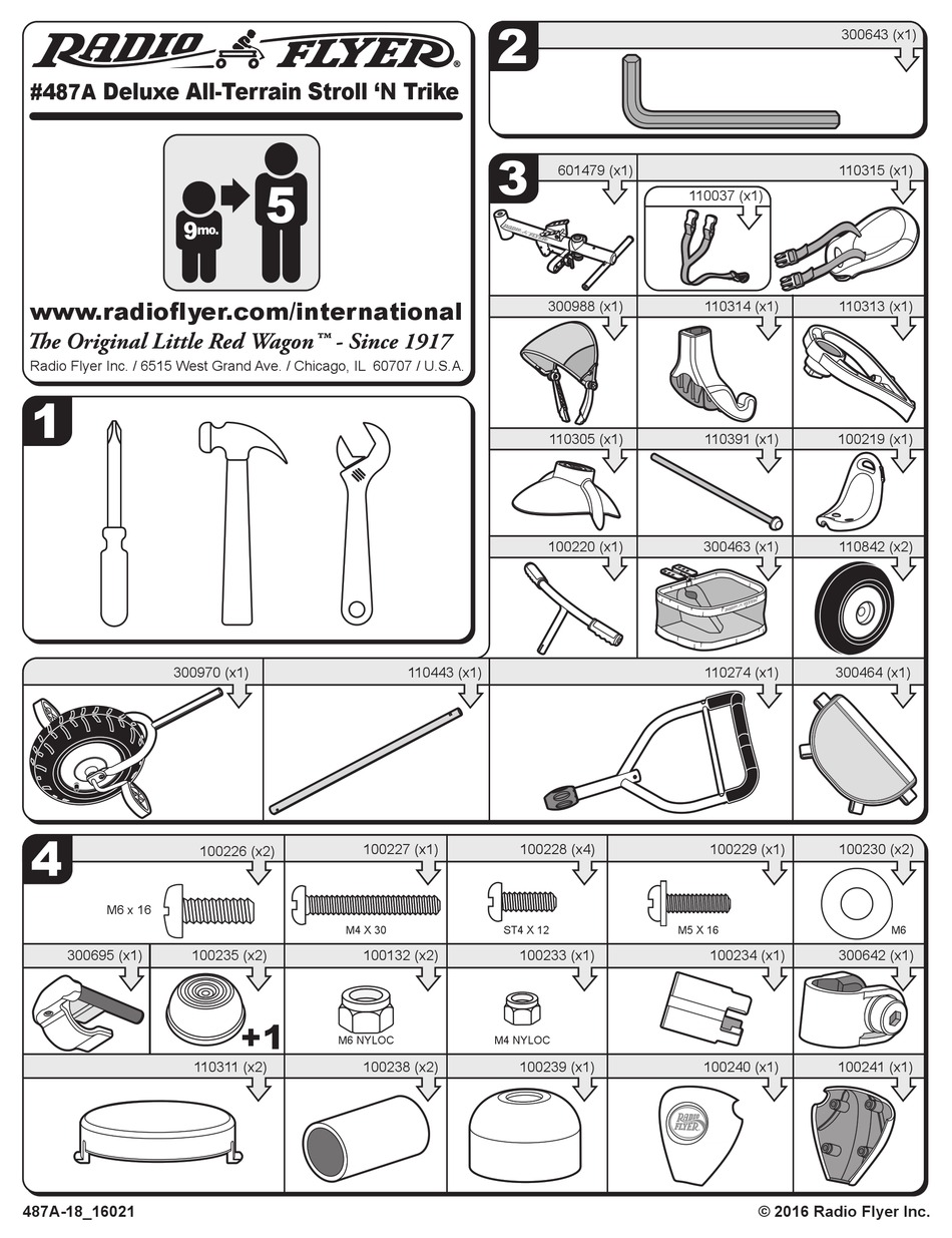 RADIO FLYER 487A MANUAL Pdf Download ManualsLib RADIO FLYER 487A MANUAL Pdf Download ManualsLib