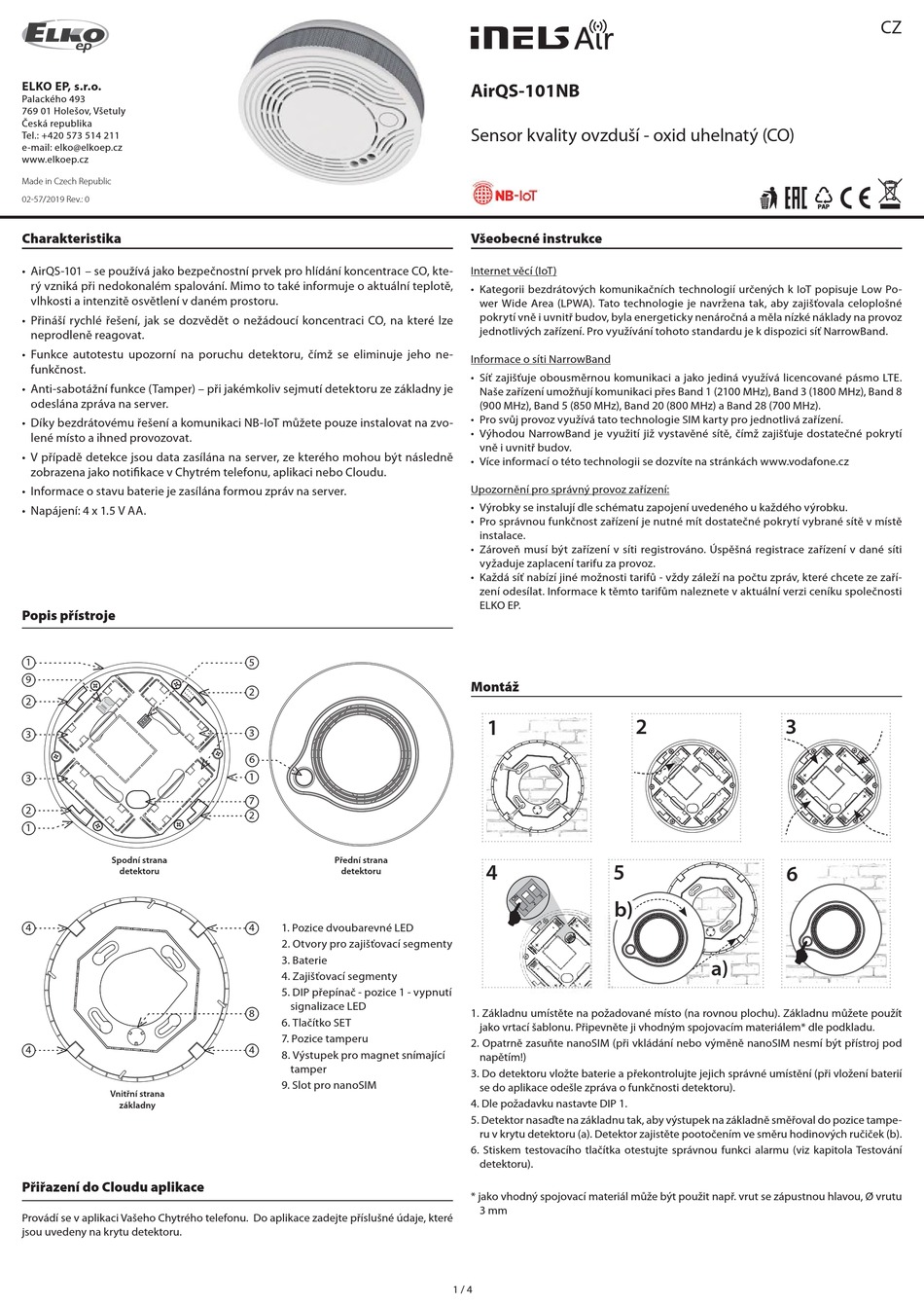 ELKO INELS AIR AIRQS-101NB MANUAL Pdf Download | ManualsLib