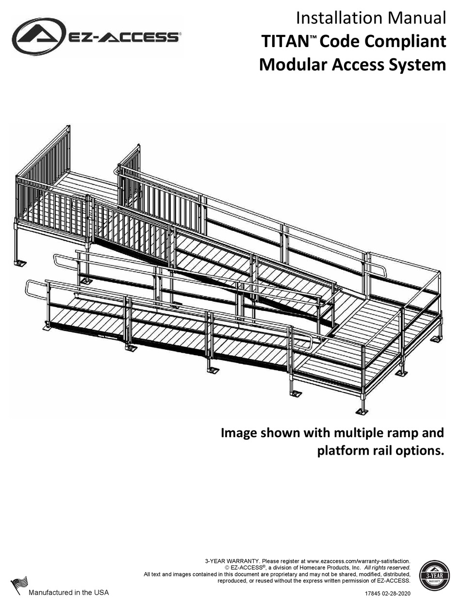 EZ-ACCESS TITAN INSTALLATION MANUAL Pdf Download | ManualsLib