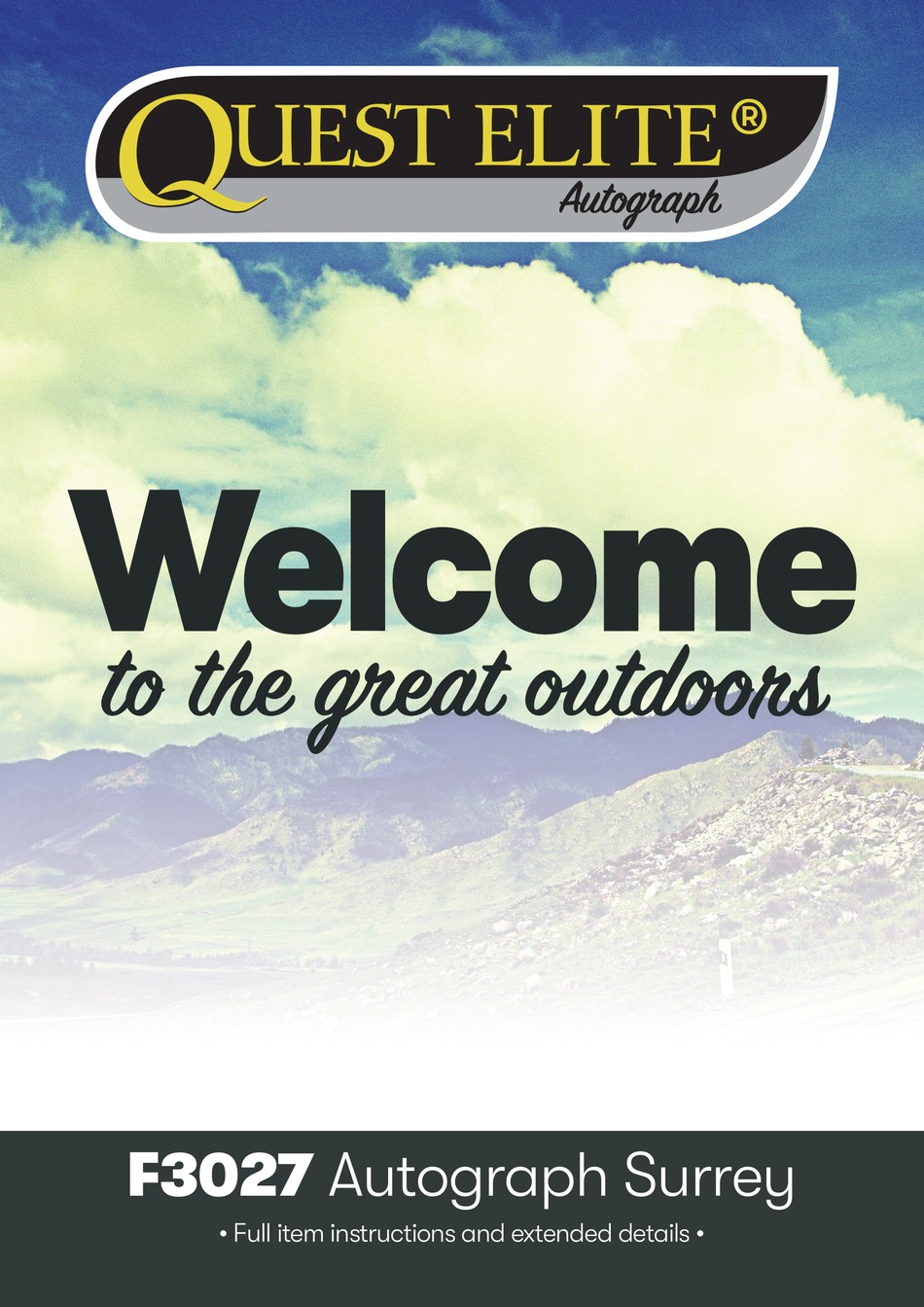 QUEST ELITE AUTOGRAPH SURREY F3027 INSTRUCTIONS MANUAL Pdf Download ...