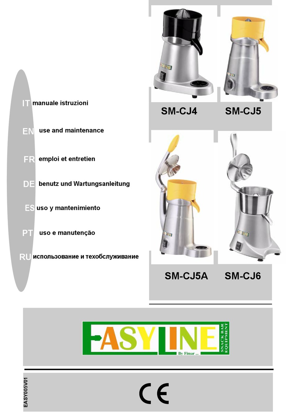FIMAR ASYLINE SM-CJ4 USE AND MAINTENANCE Pdf Download | ManualsLib