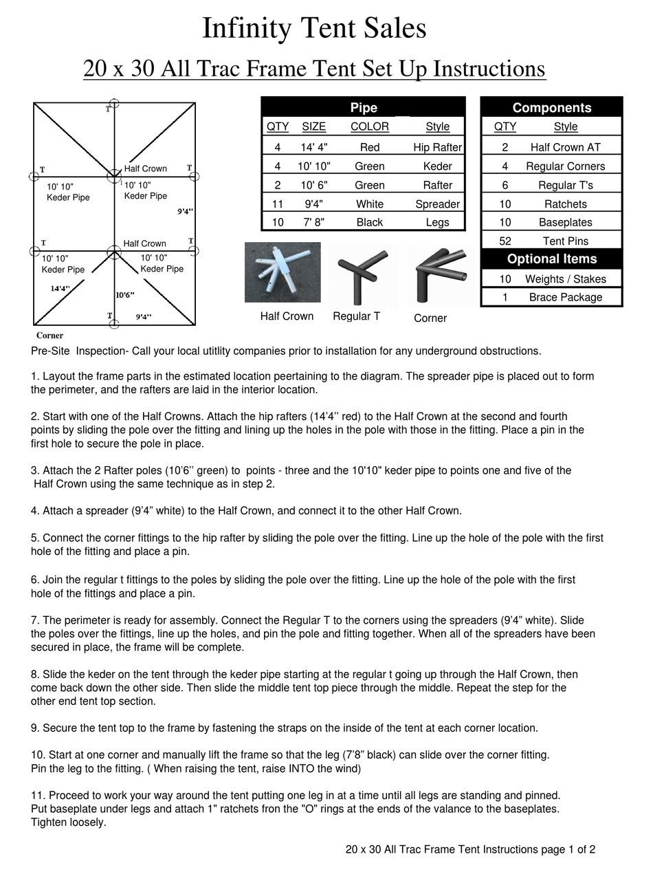 infinity-all-trac-frame-20-x-30-setup-instructions-pdf-download