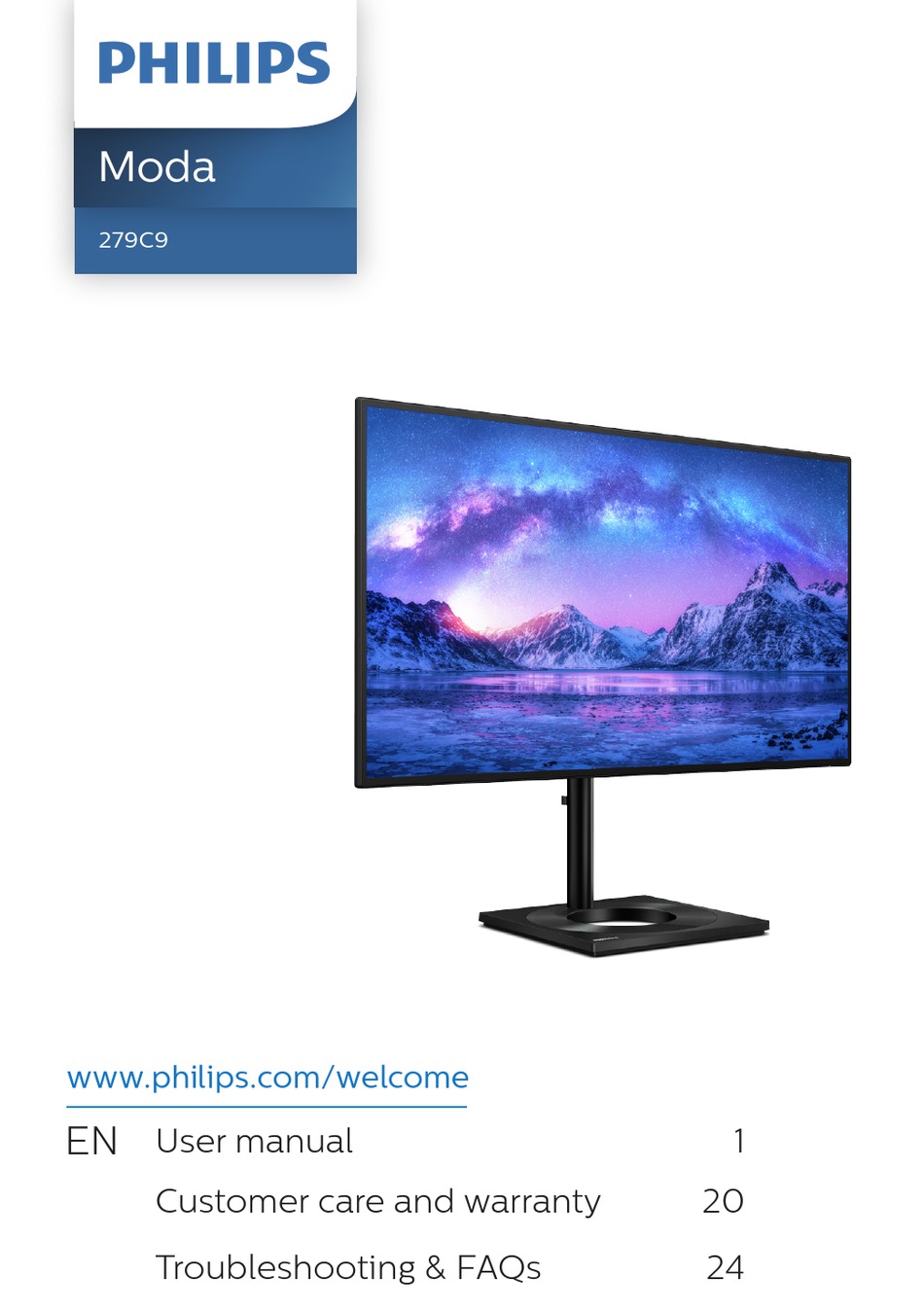 PHILIPS MODA 279C9 USER MANUAL Pdf Download | ManualsLib