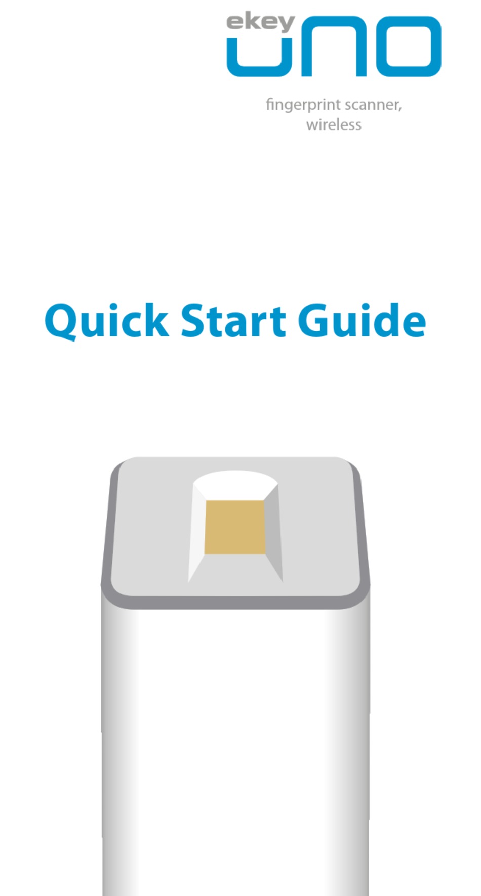 EKEY UNO QUICK START MANUAL Pdf Download | ManualsLib