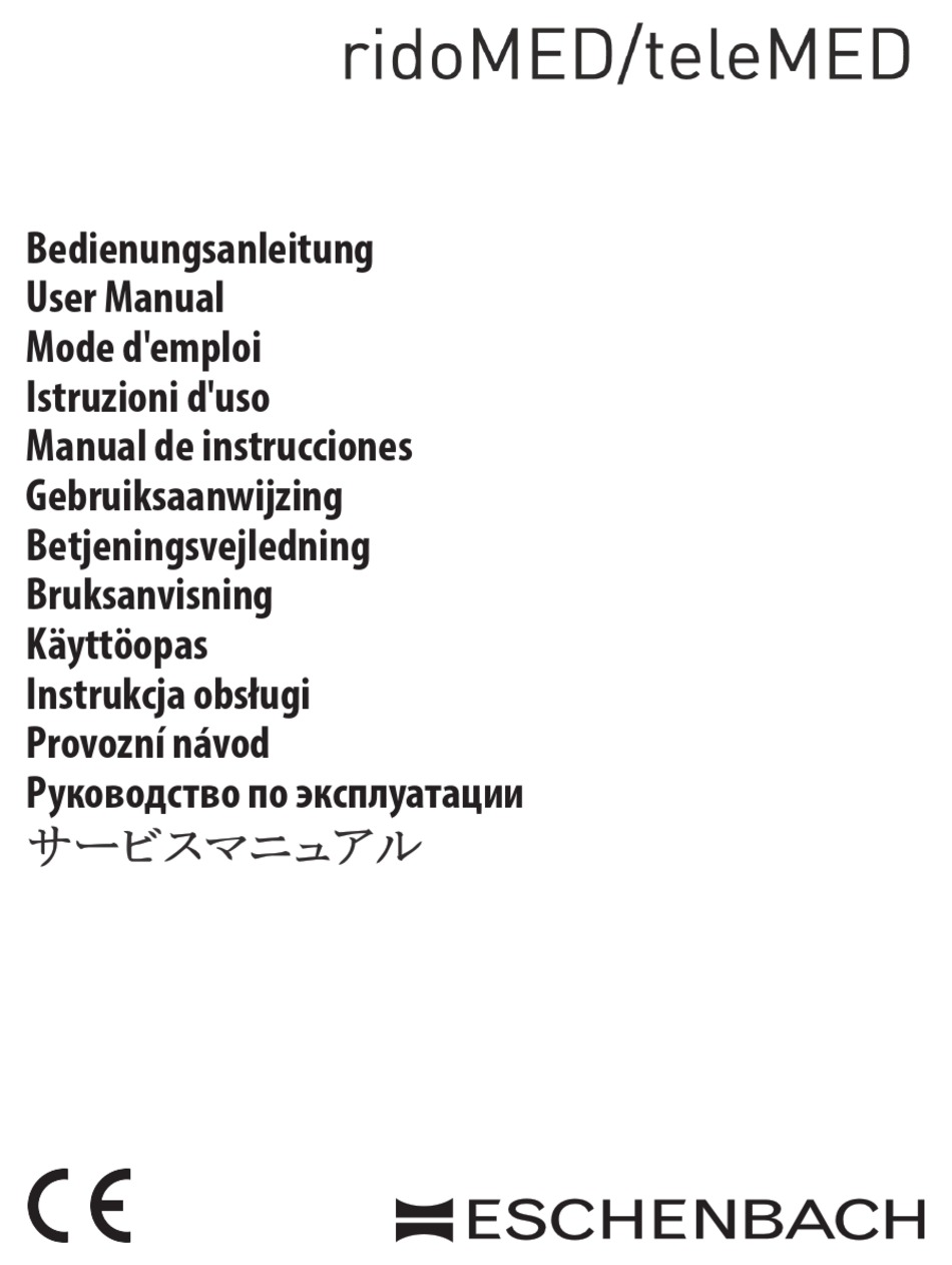 ESCHENBACH RIDOMED USER MANUAL Pdf Download | ManualsLib