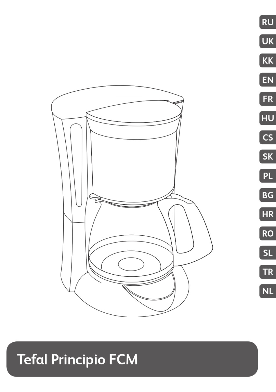 TEFAL PRINCIPIO FCM MANUAL Pdf Download | ManualsLib
