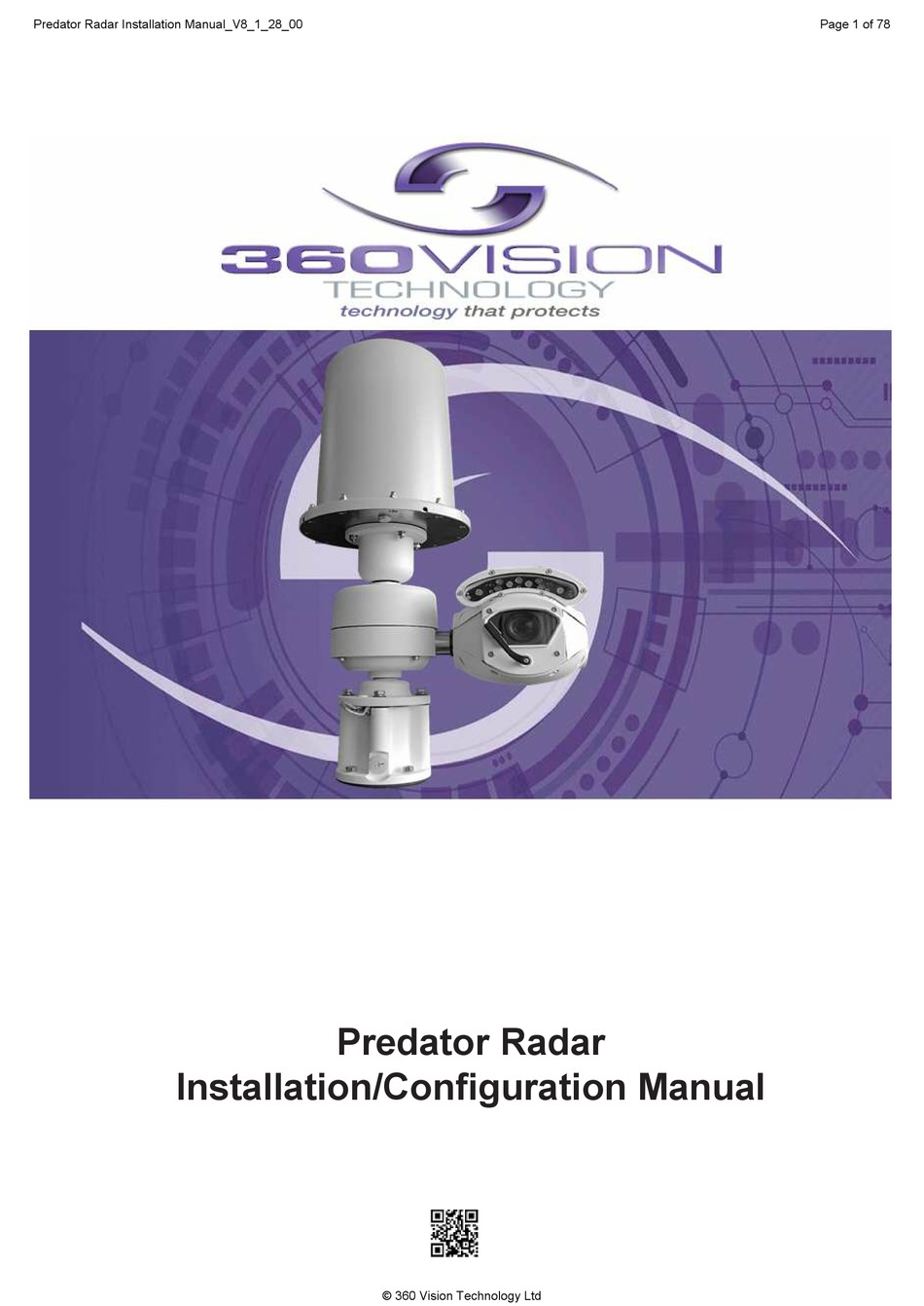 360 VISION PREDATOR RADAR INSTALLATION & CONFIGURATION MANUAL Pdf ...