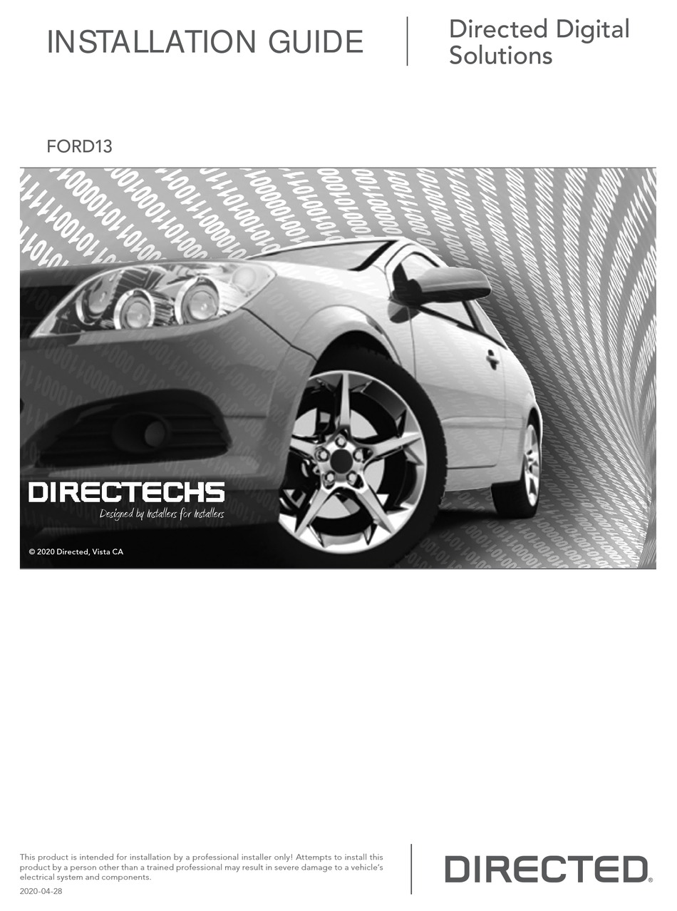 DIRECTECHS FORD13 INSTALLATION MANUAL Pdf Download | ManualsLib