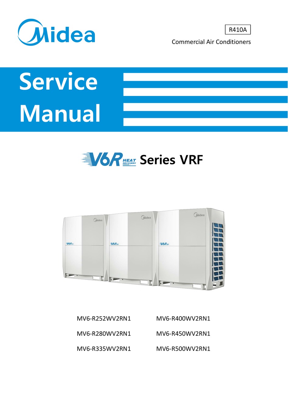 Midea V6r Vrf Series Service Manual Pdf Download Manualslib