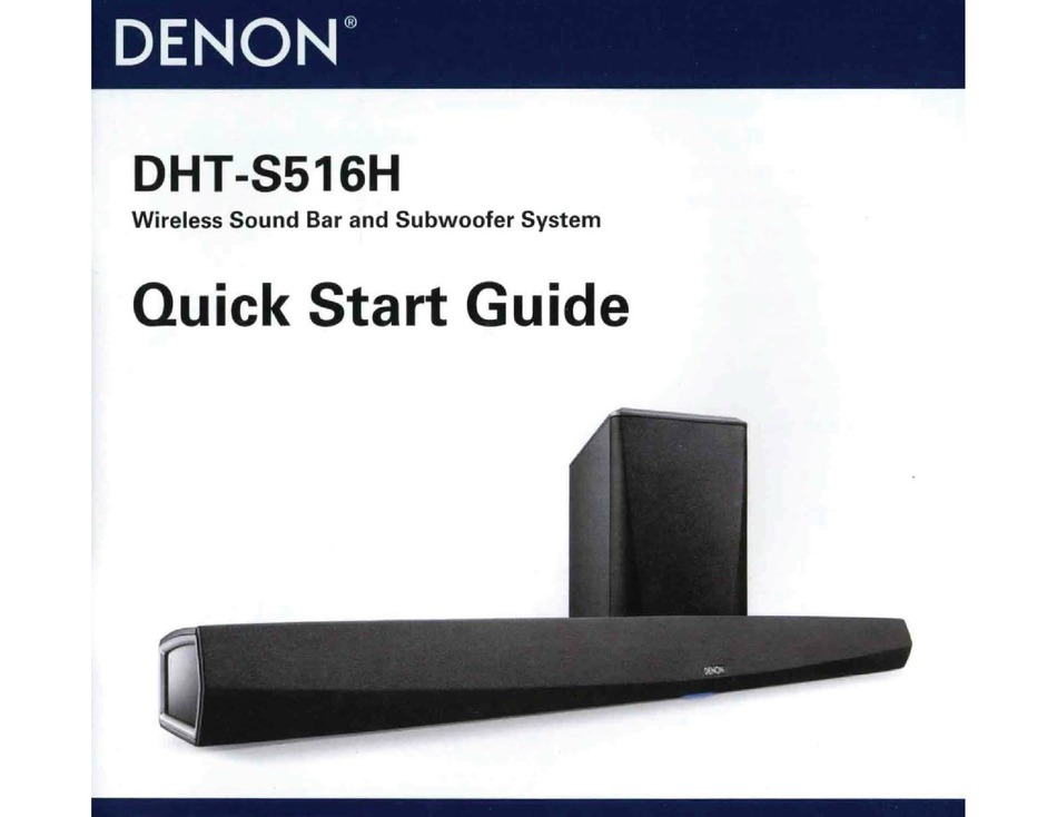 DENON DHT-S516H QUICK START MANUAL Pdf Download | ManualsLib