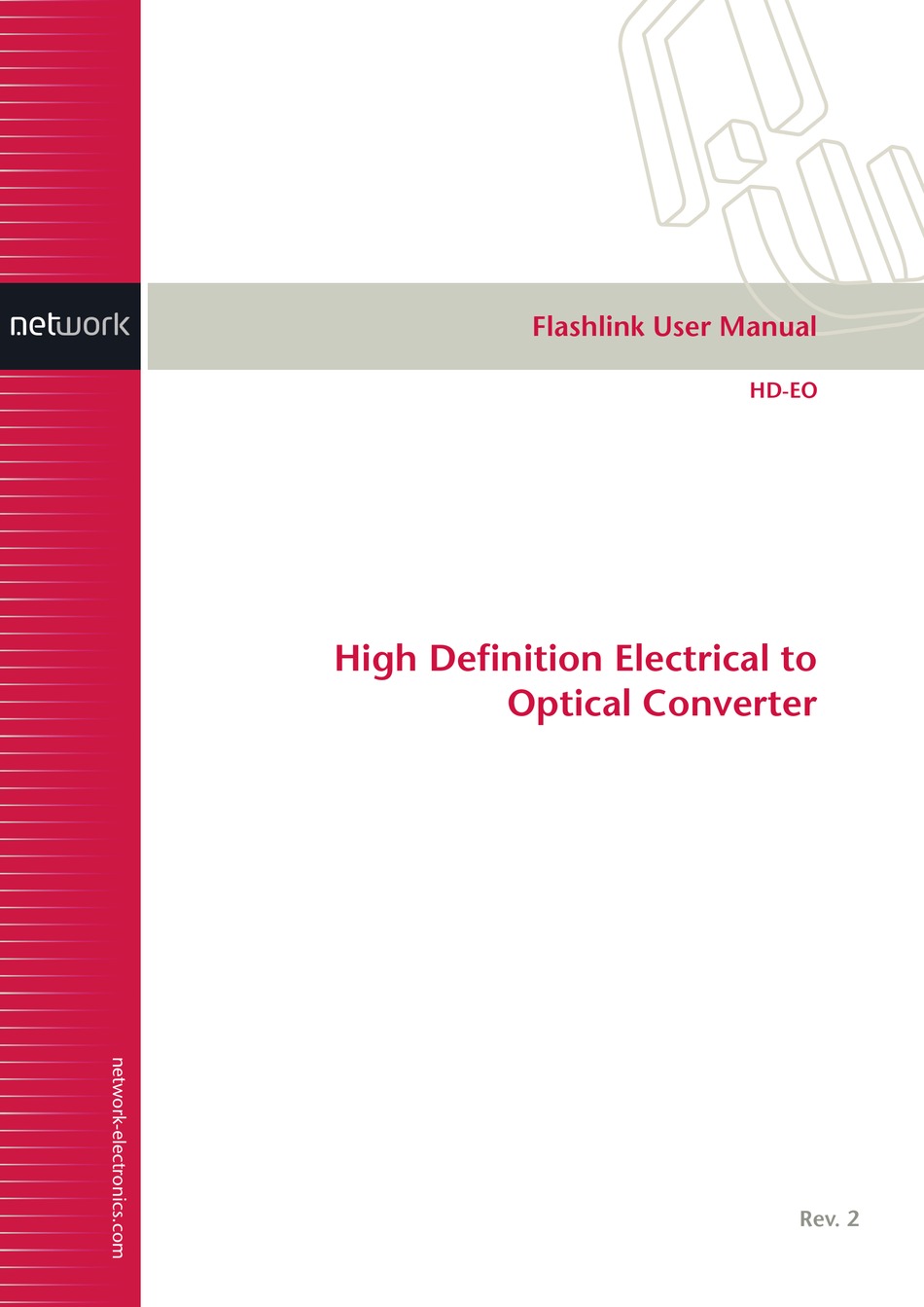 NETWORK HD-EO USER MANUAL Pdf Download | ManualsLib