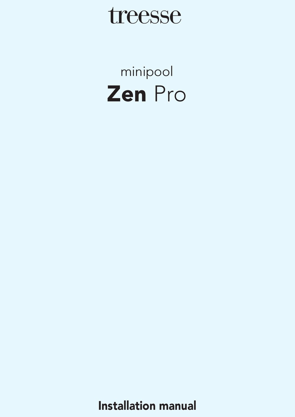 TREESSE ZEN PRO INSTALLATION MANUAL Pdf Download | ManualsLib
