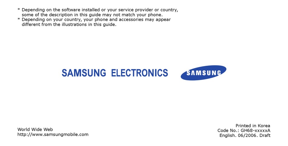 SAMSUNG SGH-T619 USER MANUAL Pdf Download | ManualsLib