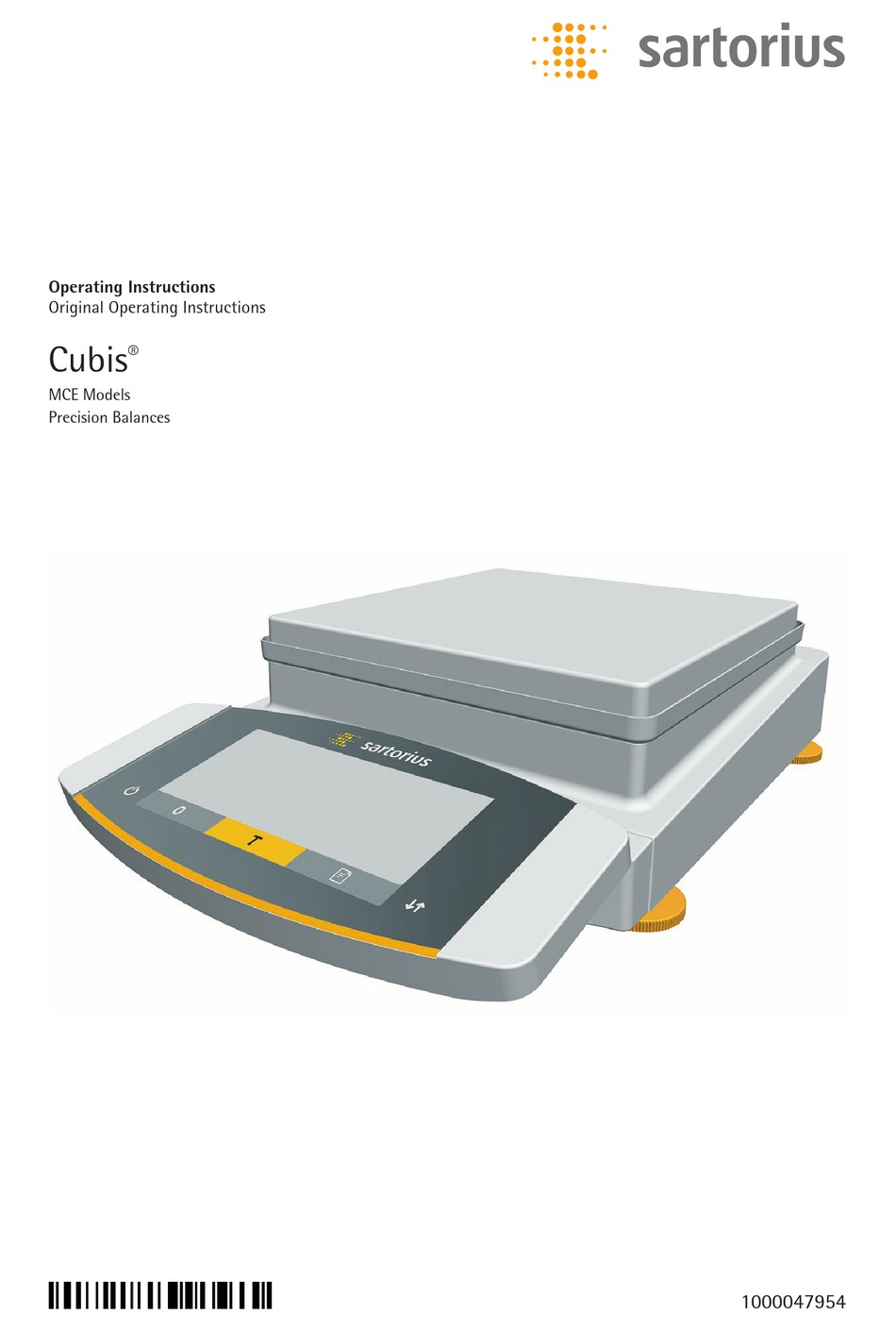 SARTORIUS CUBIS MCE SERIES OPERATING INSTRUCTIONS MANUAL Pdf Download ... SARTORIUS CUBIS MCE SERIES OPERATING INSTRUCTIONS MANUAL Pdf Download ...