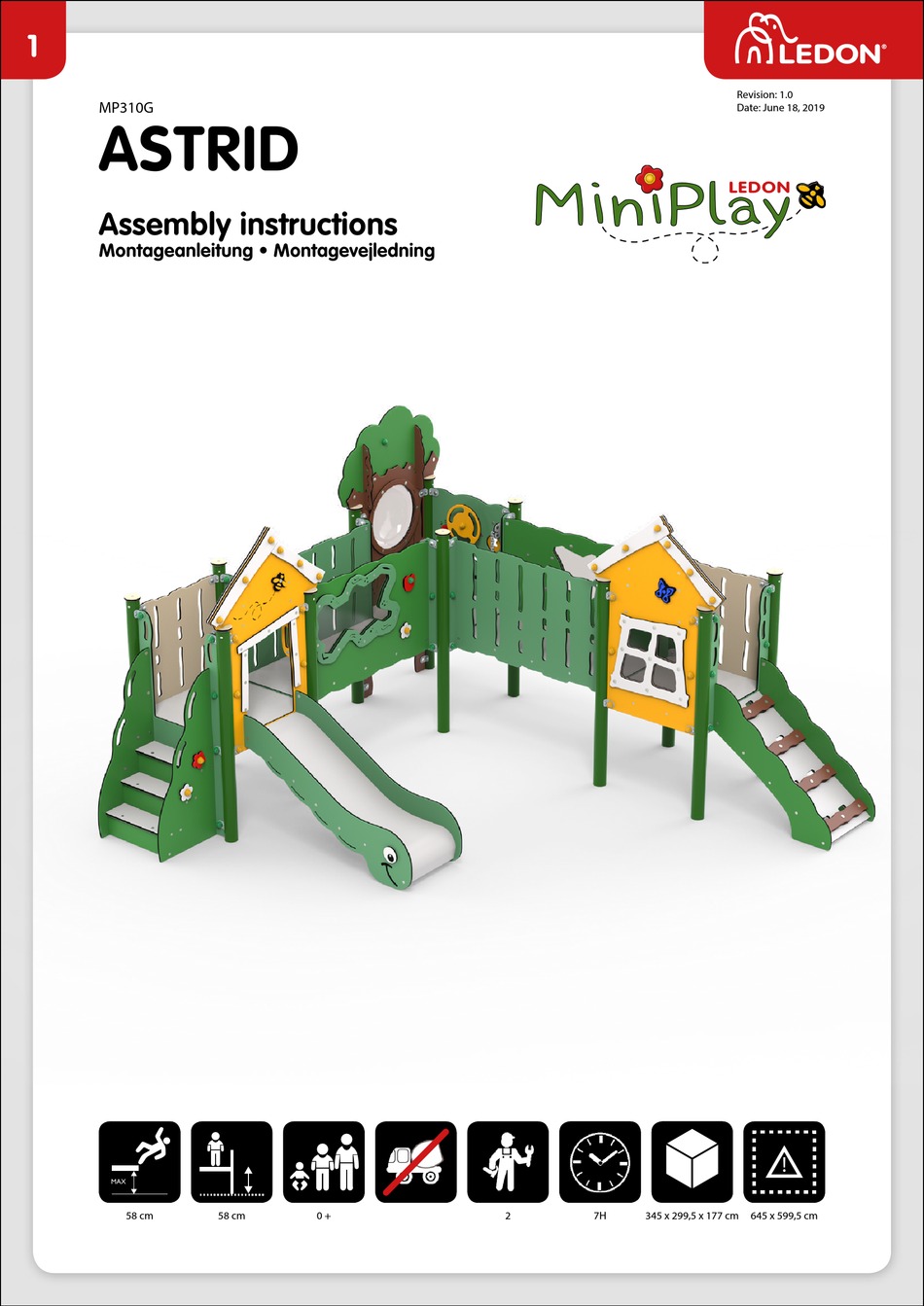 LEDON MINIPLAY ASTRID ASSEMBLY INSTRUCTIONS MANUAL Pdf Download ...