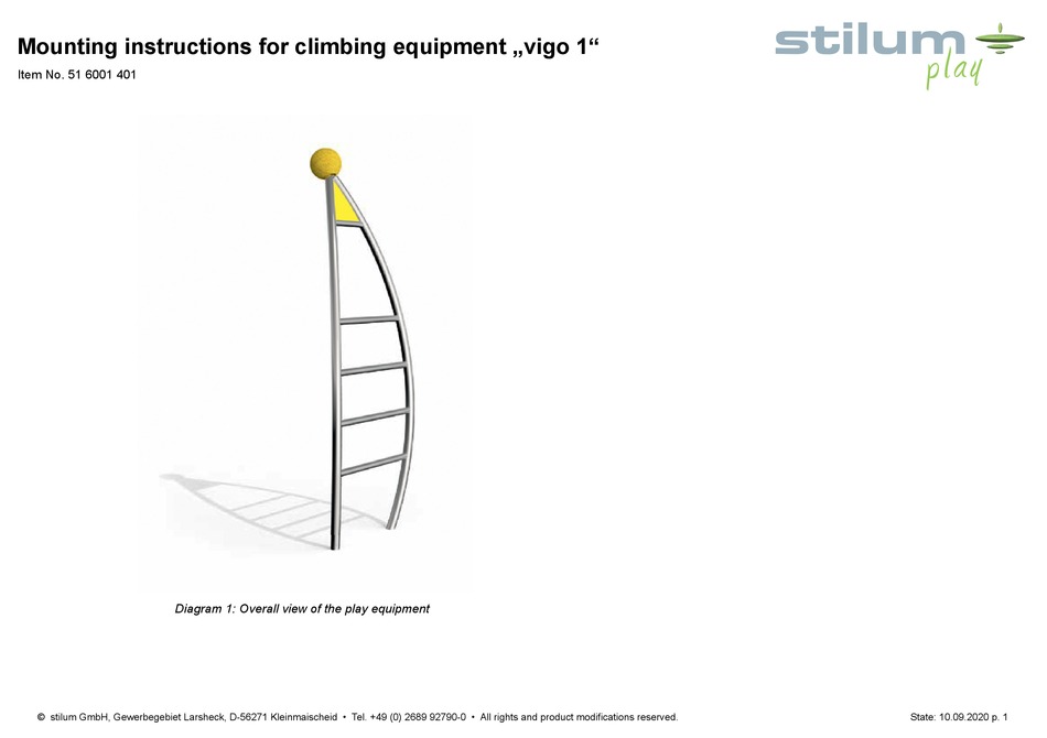 STILUM VIGO 1 MOUNTING INSTRUCTIONS Pdf Download | ManualsLib