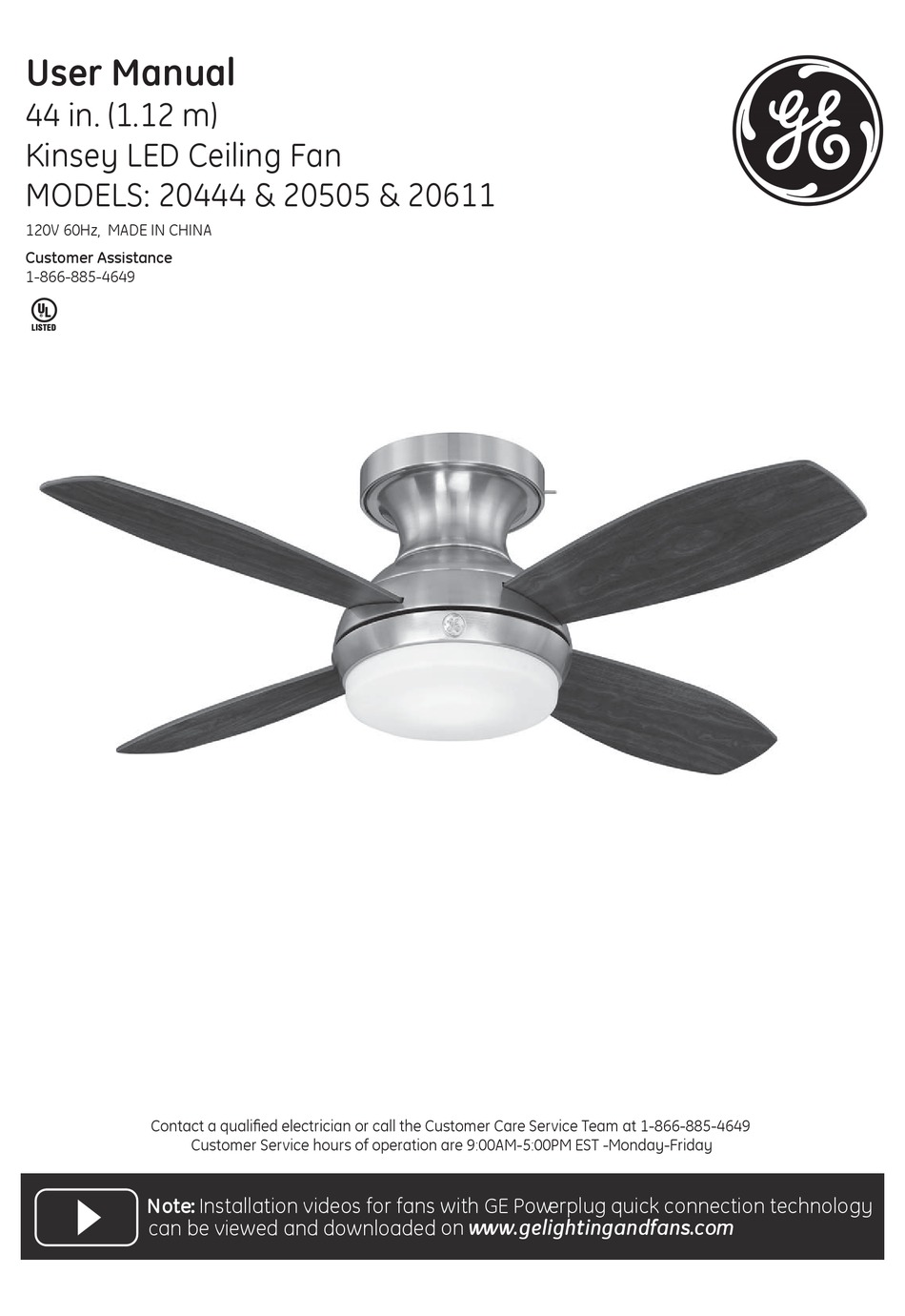 GE 20444 USER MANUAL Pdf Download | ManualsLib