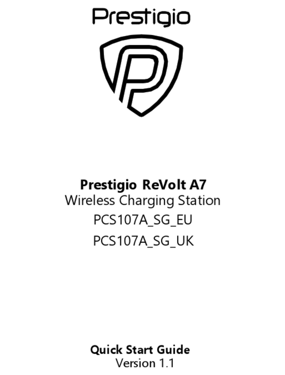 PRESTIGIO REVOLT A7 QUICK START MANUAL Pdf Download | ManualsLib