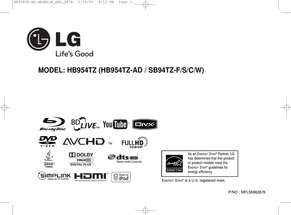 LG HB954TZ MANUAL Pdf Download | ManualsLib