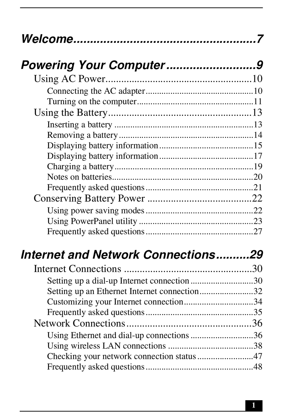 SONY PCG-R505GCK PRIMARY LAPTOP USER MANUAL | ManualsLib