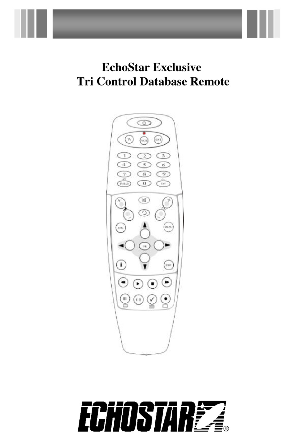 ECHOSTAR AD-3000 IP REMOTE CONTROL USER MANUAL | ManualsLib