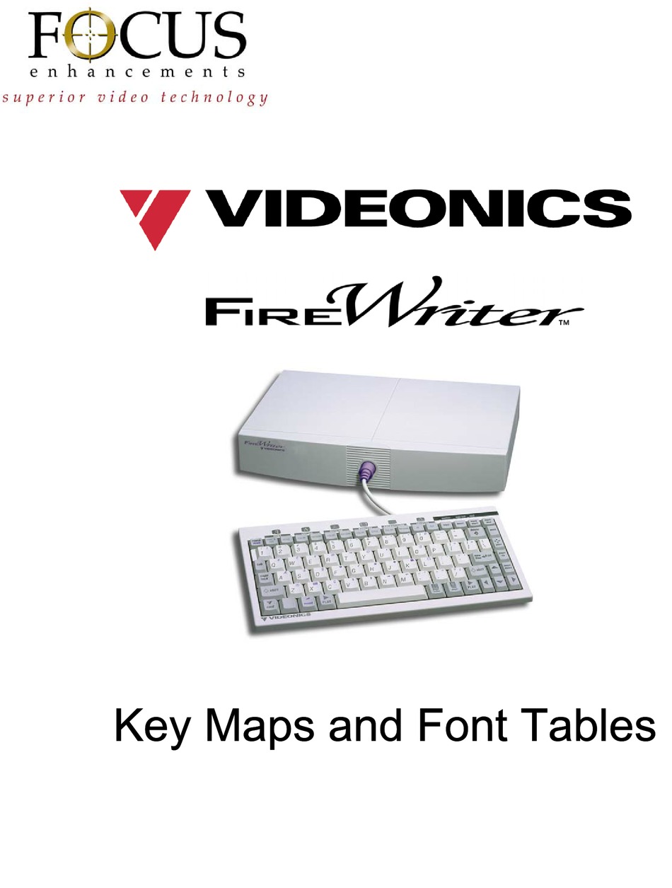 VIDEONICS FIREWRITER MEDIA CONVERTER RELEASE NOTE | ManualsLib
