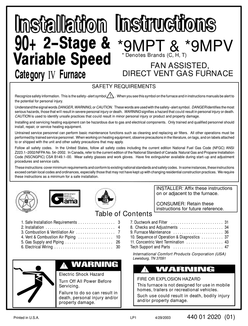 YUMPU 9MPT050F12A INSTALLATION INSTRUCTIONS MANUAL Pdf Download yumpu-9mpt050f12a-installation-instructions-manual-pdf-download