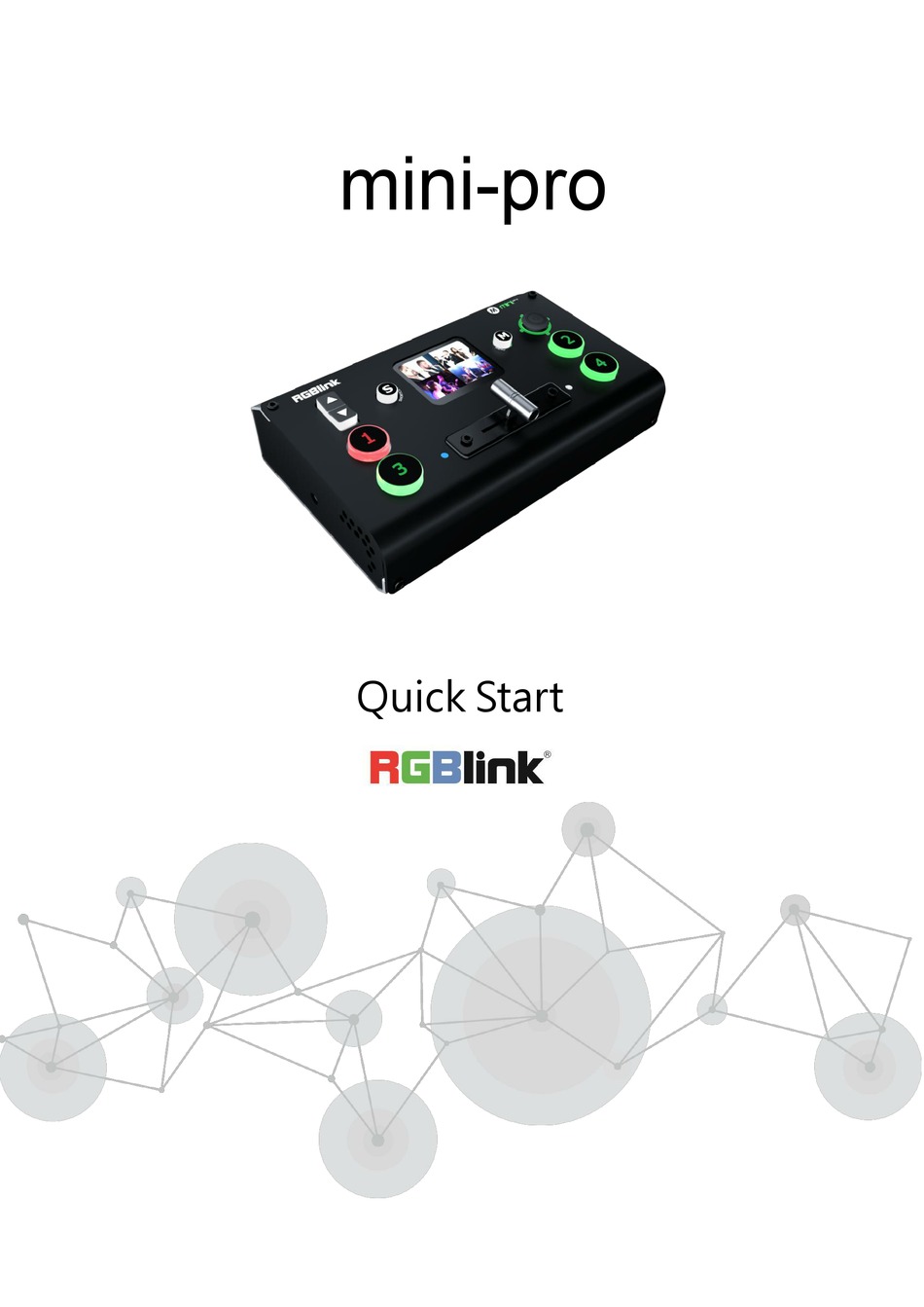 RGBLINK MINI-PRO QUICK START MANUAL Pdf Download | ManualsLib