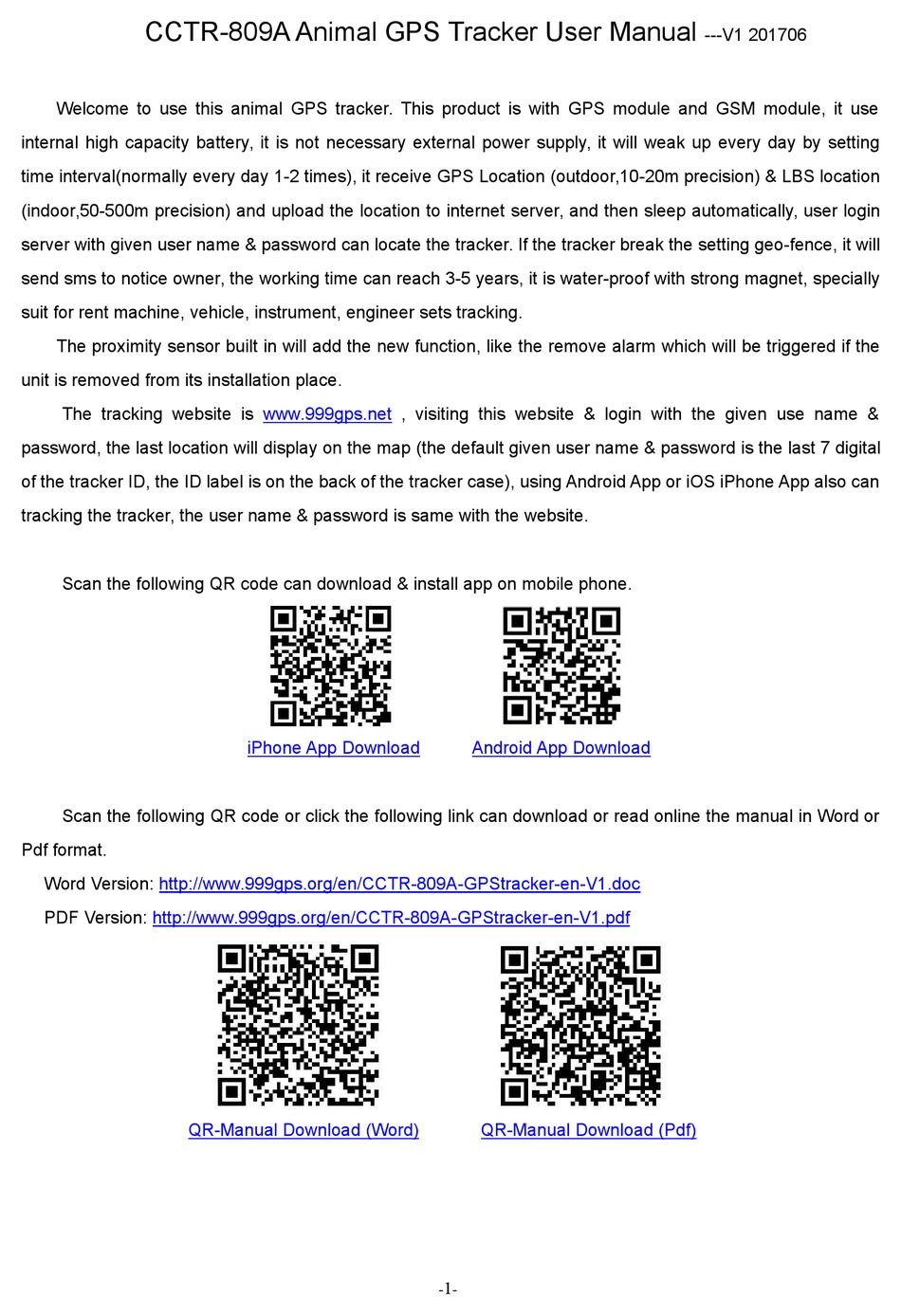 CARSCOP CCTR-809A USER MANUAL Pdf Download | ManualsLib