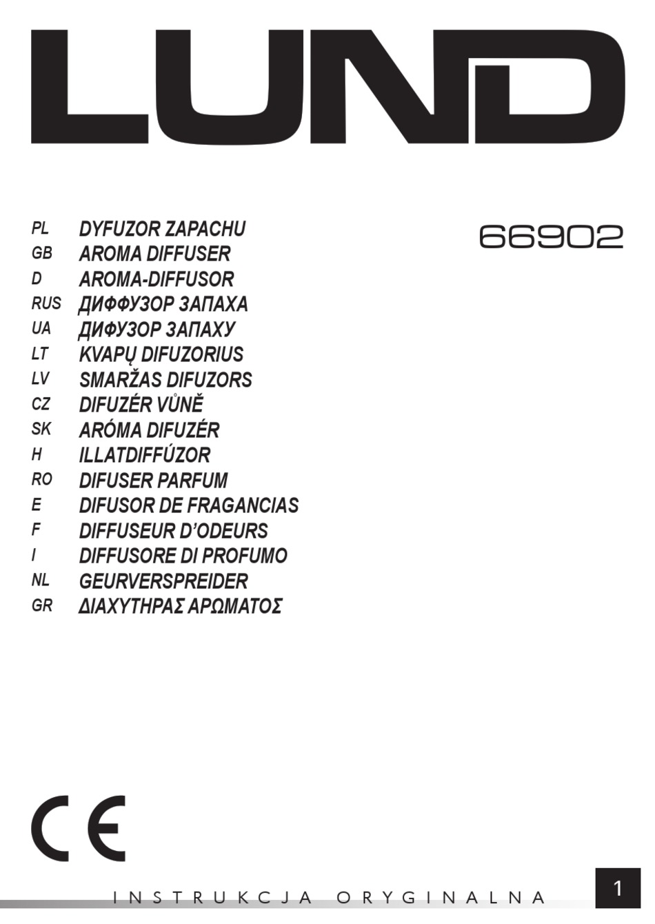 LUND 66902 ORIGINAL INSTRUCTIONS MANUAL Pdf Download | ManualsLib