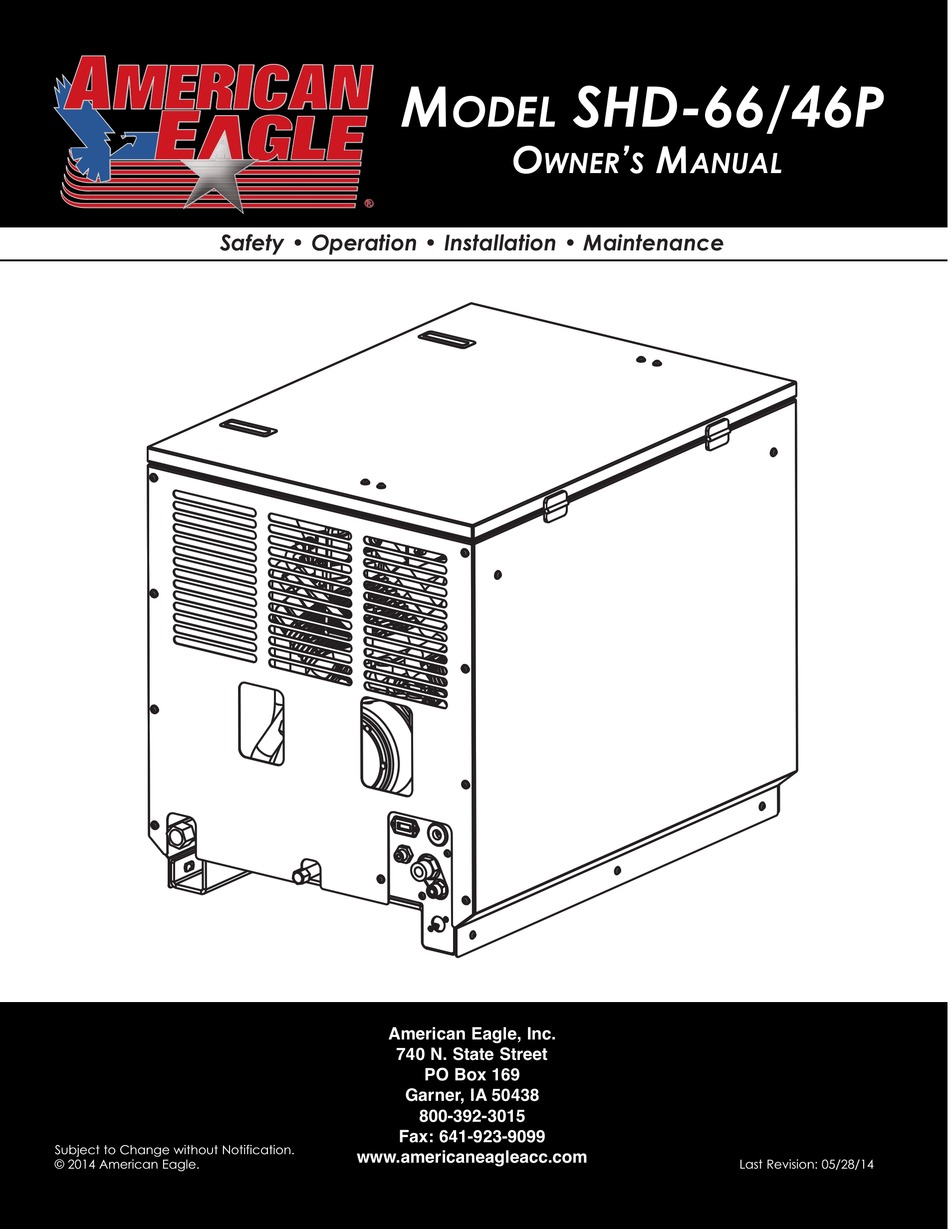 AMERICAN EAGLE SHD-66 OWNER'S MANUAL Pdf Download | ManualsLib